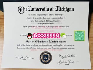 University of Michigan-Dearborn degree offer diploma Transcript | PPT