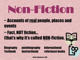 genres of literature power point presentation | PPT