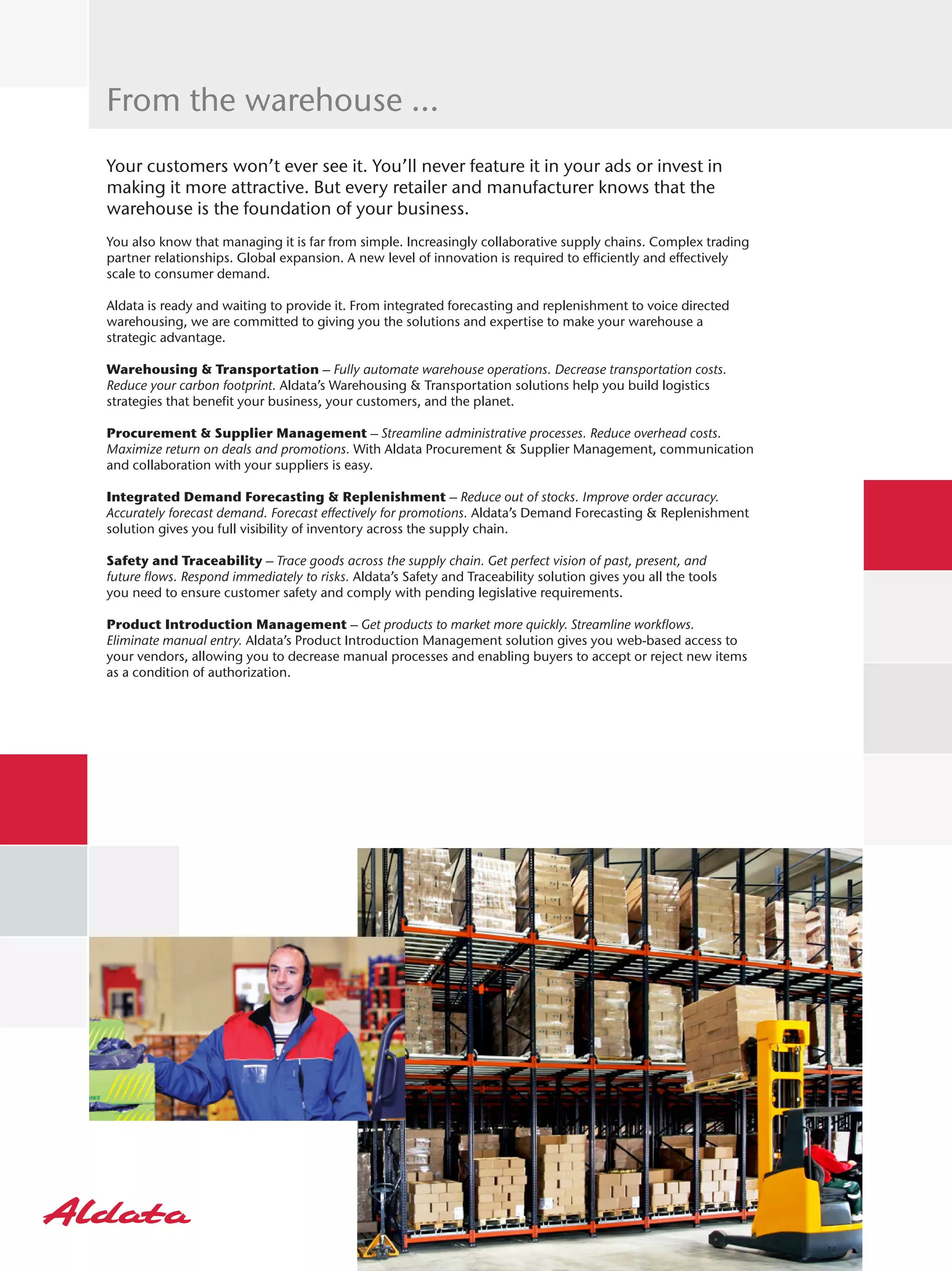 Aldata Choices Brochure | PDF