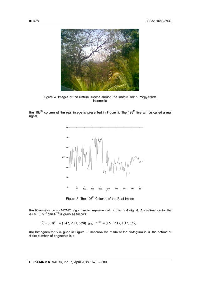 Bayesian Segmentation In Signal With Multiplicative Noise Using Reversible Jump Mcmc Pdf 4294