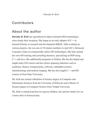 Deciphering Objectoriented Programming Dorothy R Kirk | PDF