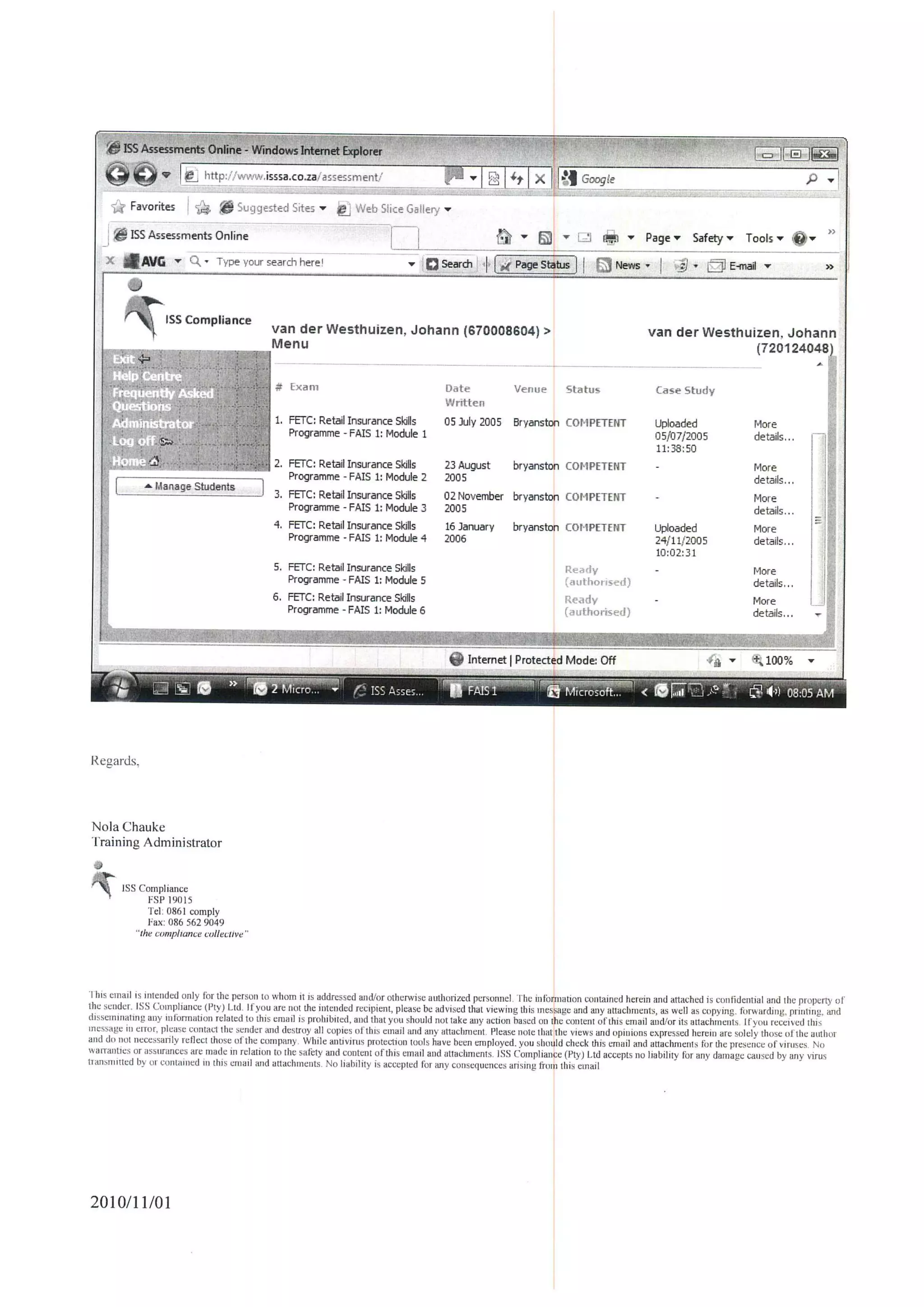 Fais documents on credits | PDF