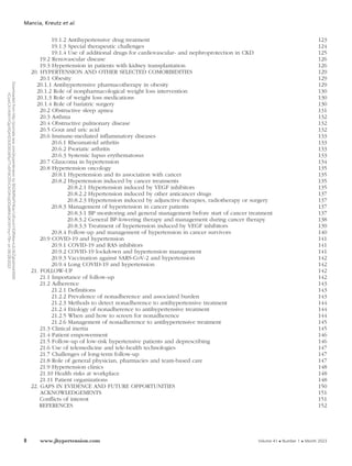 2023 Esh Guidelines For The Management Of Arterial Hypertension Esh | PDF