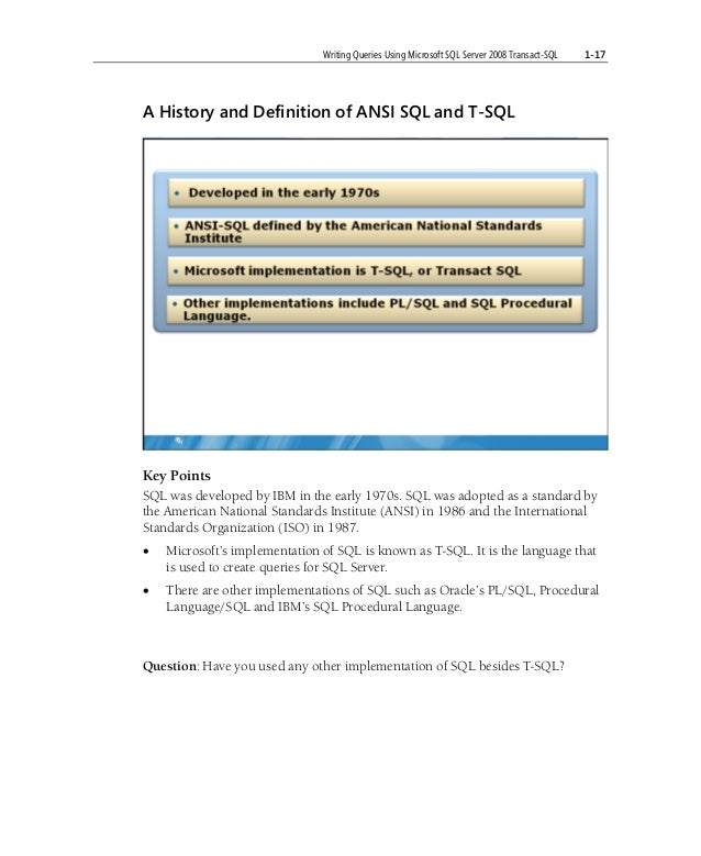 2778 a en-writing_queries_using ms_sql_server_trans_sql