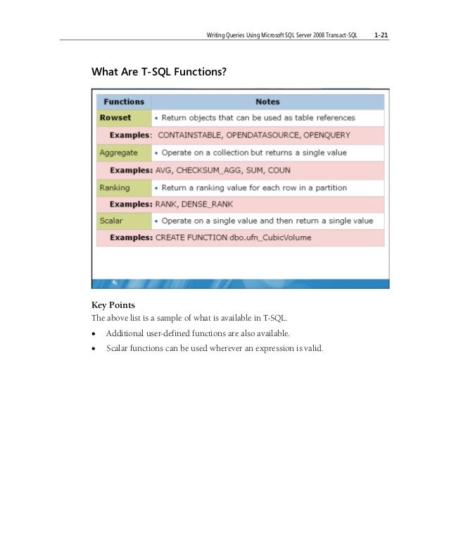 2778 a en-writing_queries_using ms_sql_server_trans_sql