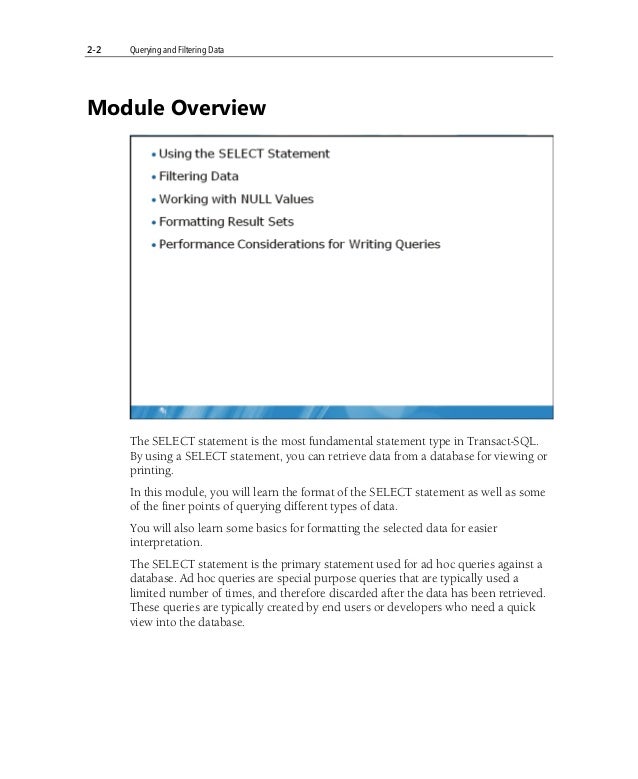 2778 a en-writing_queries_using ms_sql_server_trans_sql