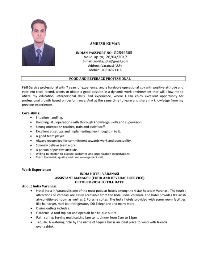 AMRESH NEW RESUME | PDF