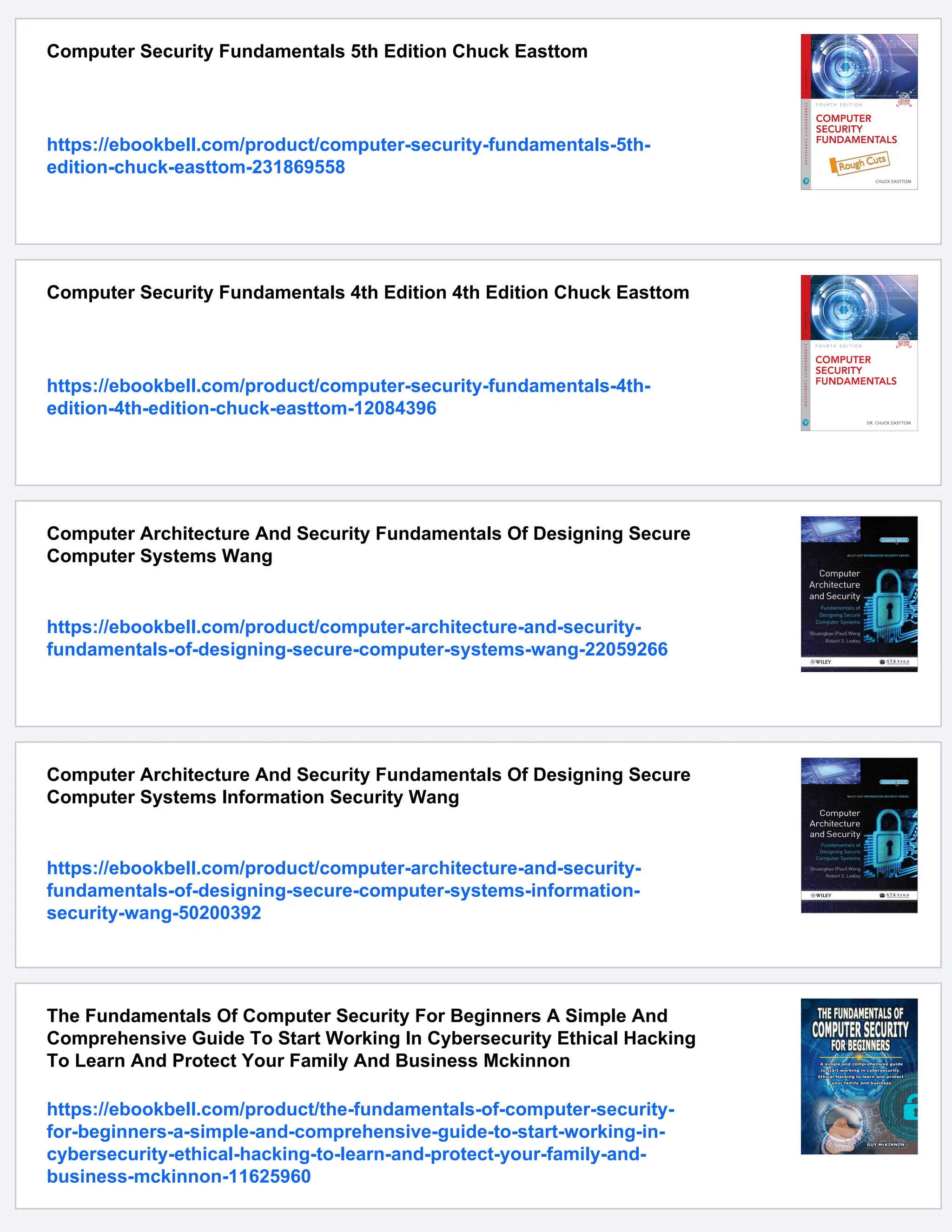 Computer Security Fundamentals 3rd Edition William Chuck Easttom Ii | PDF