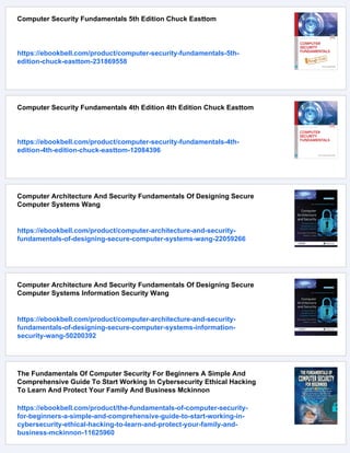 Computer Security Fundamentals 3rd Edition William Chuck Easttom Ii | PDF