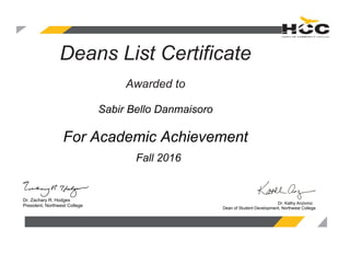 HSR_DEANLIST | PDF | College Education | Education