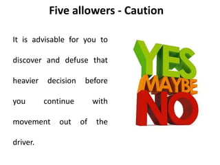 Five allowers - Transactional Analysis - Manu Melwin Joy | PPTX