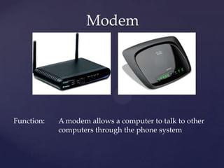 Computer components | PPTX