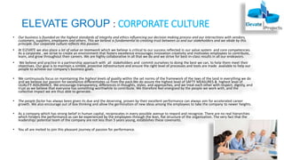 Elevate Projects | PPTX