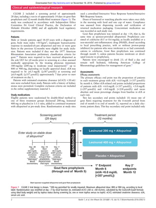 lesinurad in combination with allopurinol a randomised, double blind ...