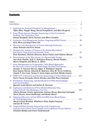Viral Metagenomics Methods And Protocols 2nd Vitantonio Pantaleo | PDF