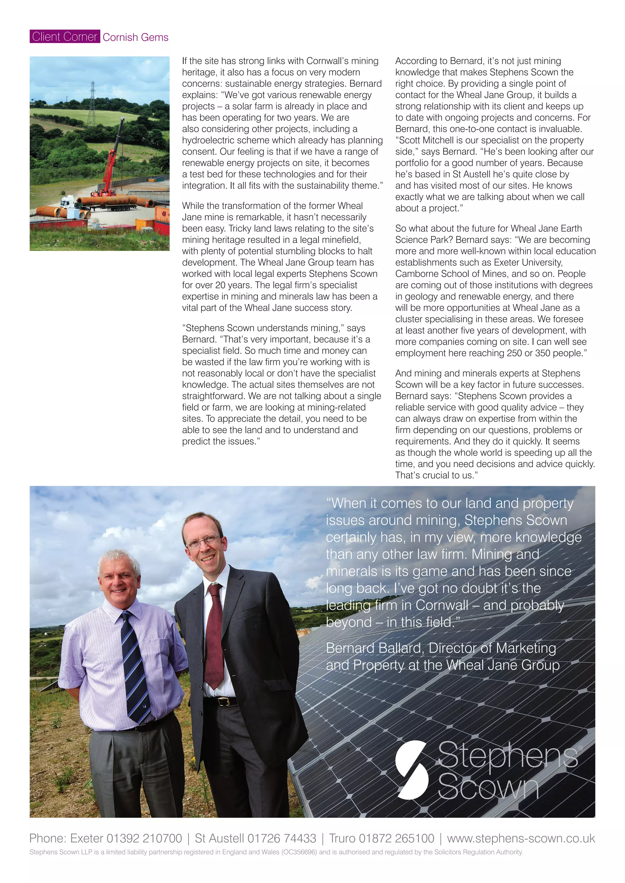 Final Case Study Wheal Jane | PDF | Developmental Sites | Real Estate