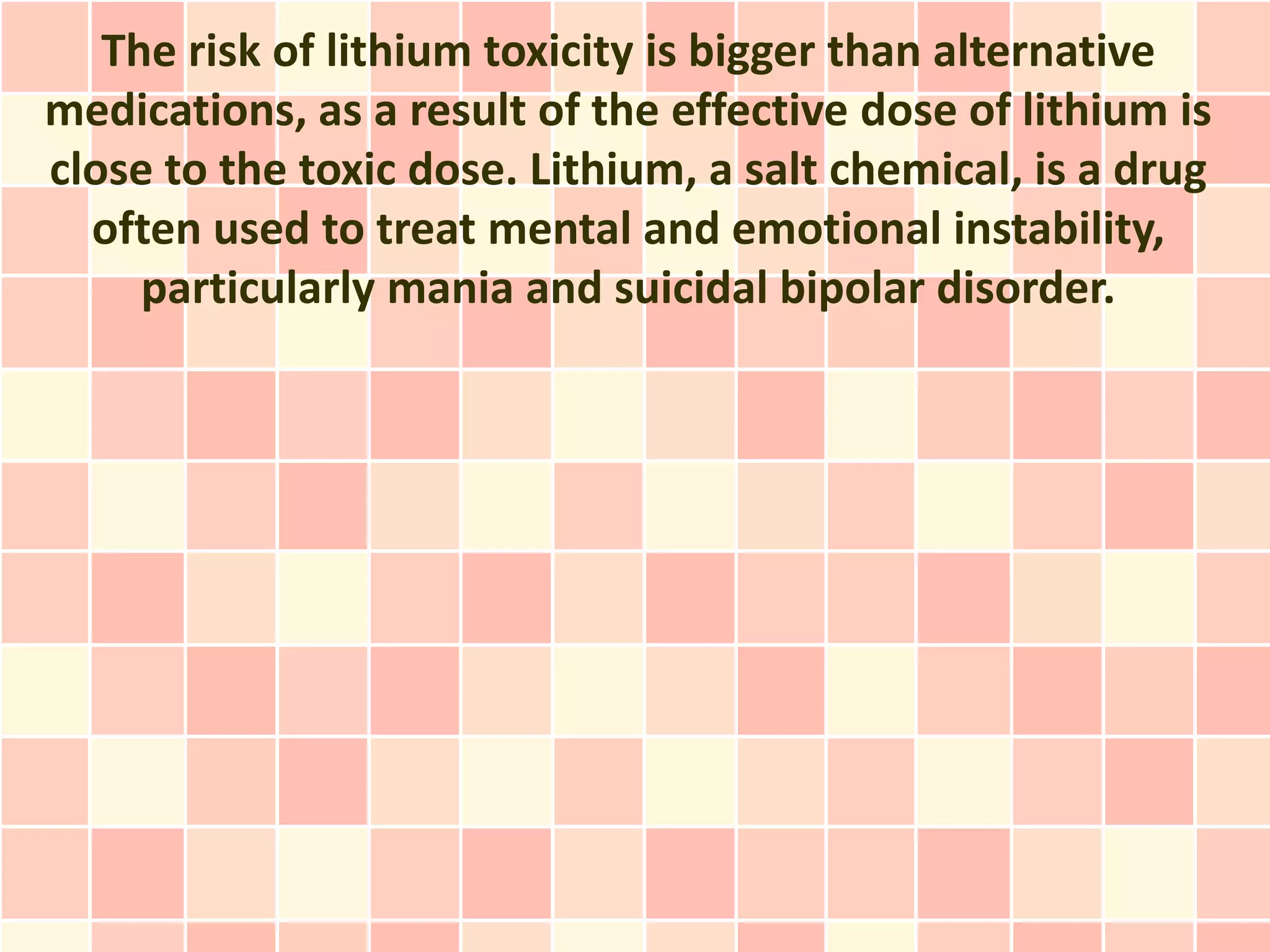 What Is Lithium Toxicity? Can Lithium Orotate Cause Lithium Toxicity? | PPT