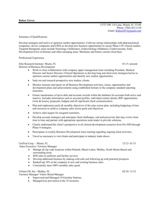 Ruben Torres resume 6-3-2015 | PDF