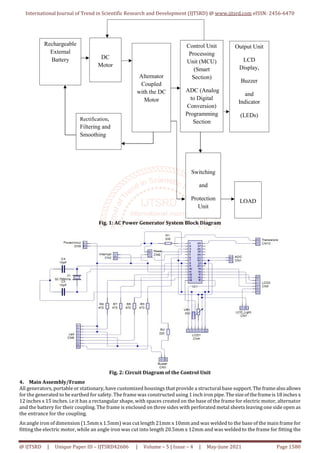 Design and Construction of Fuelless AC Generator Using Alternator ...