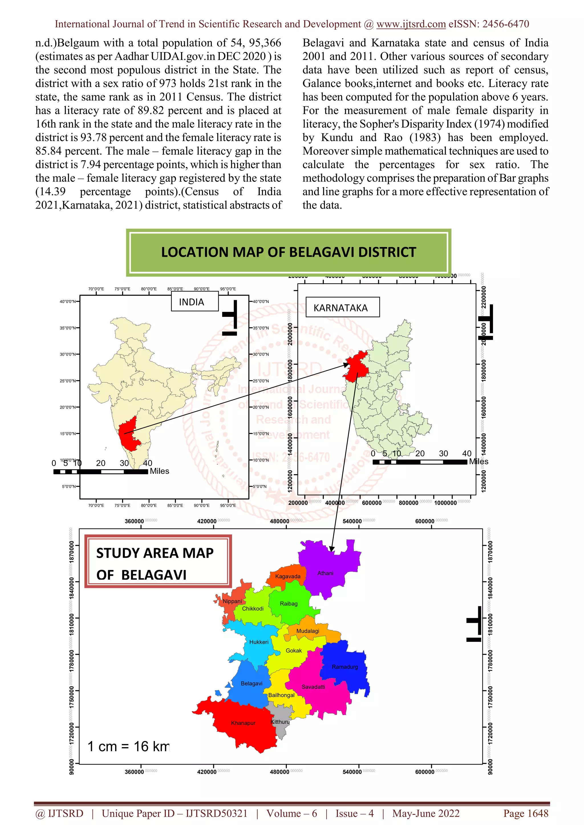 Patterns of Gender Disparities in Belagavi District | PDF