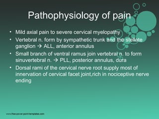 278 Treatment of disk and ligamentous diseases of the cervical spine | PPT