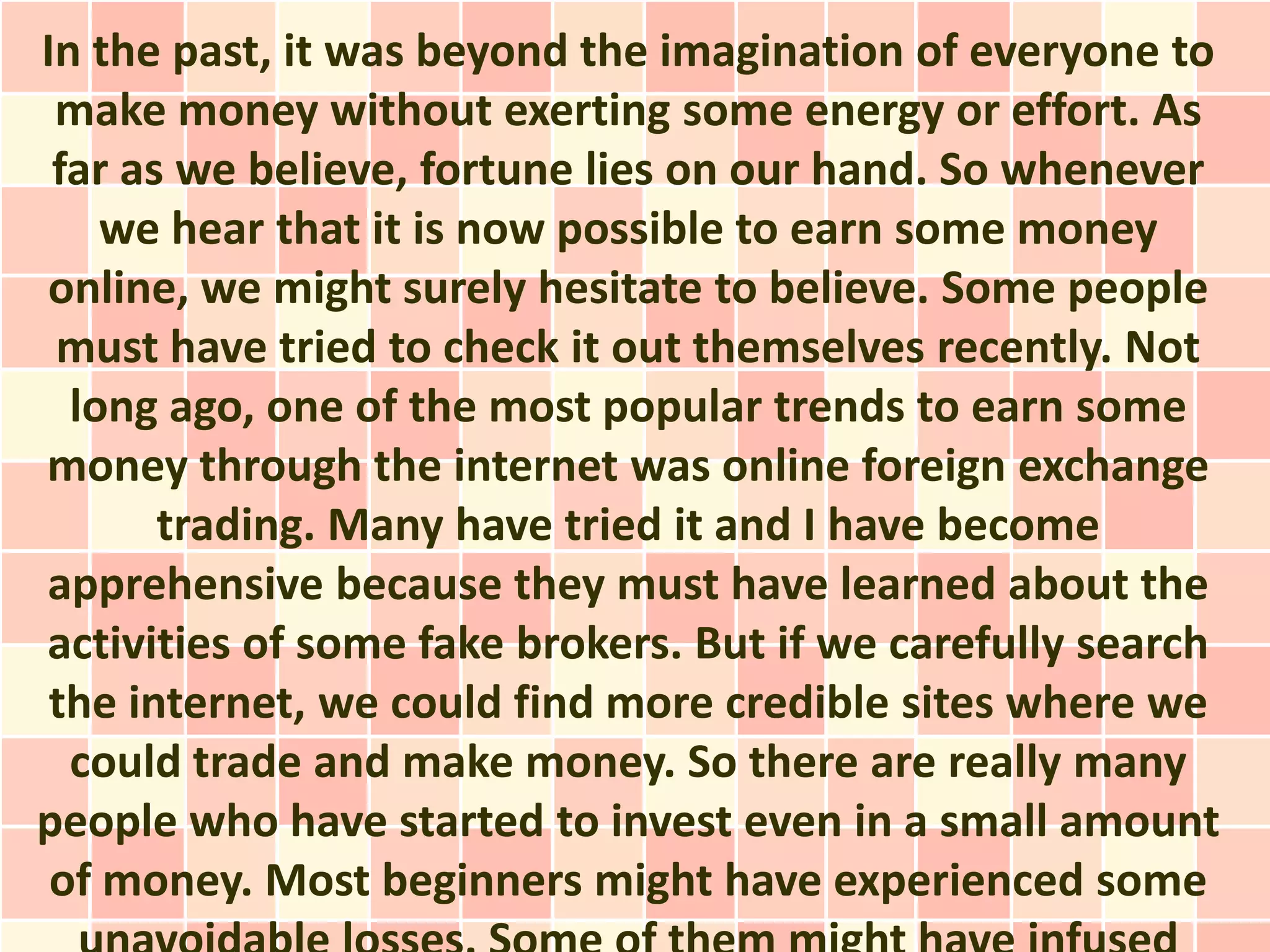 Online Passive Income | PPTX