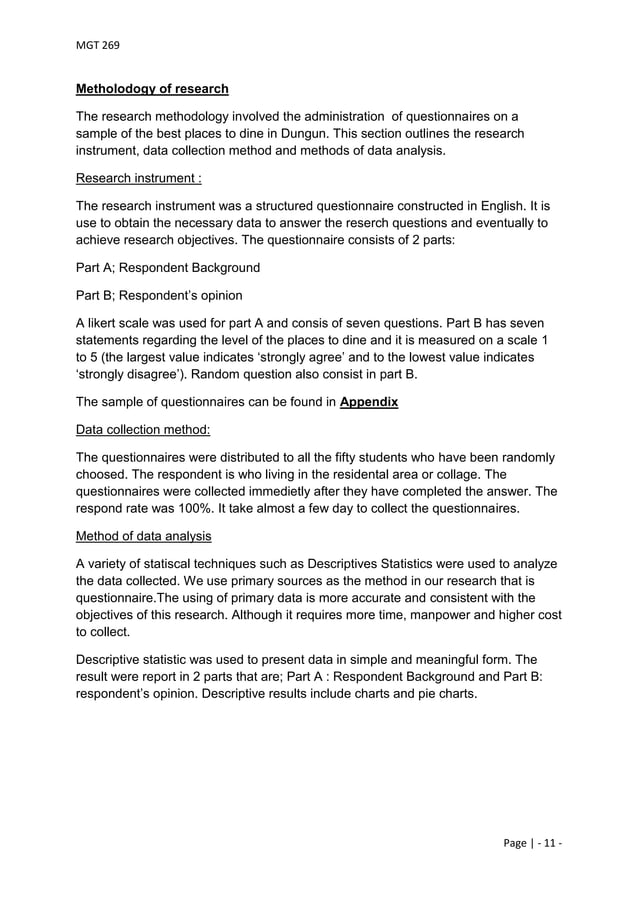 report on project paper | PDF