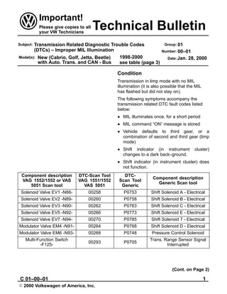 279249866 codigos-de-transmicion-vw | PDF
