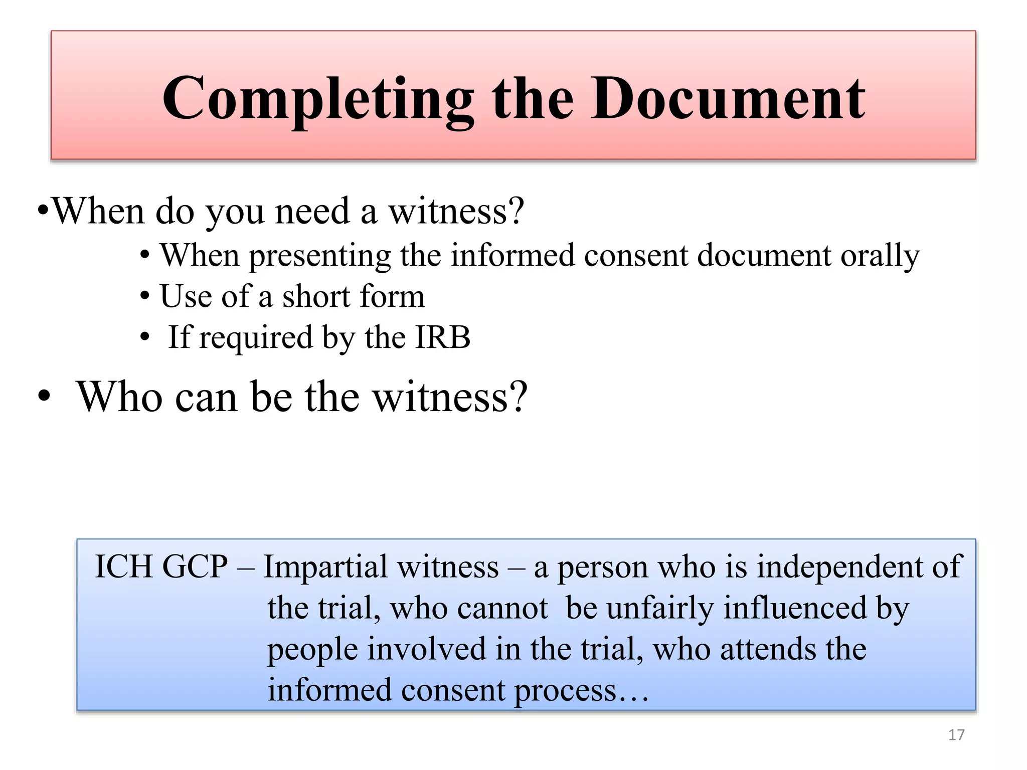 Informed consent form | PPTX