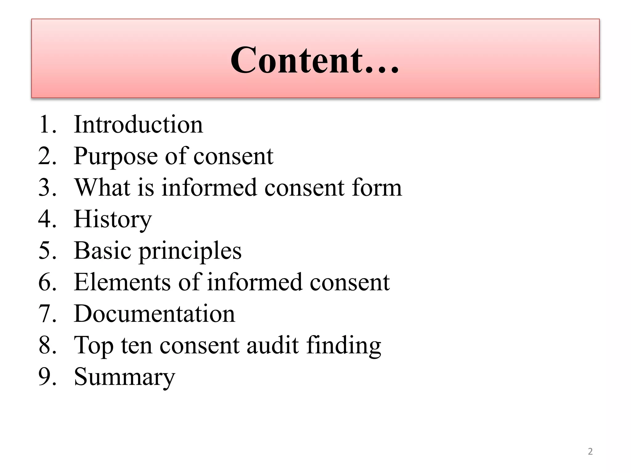 Informed consent form | PPTX