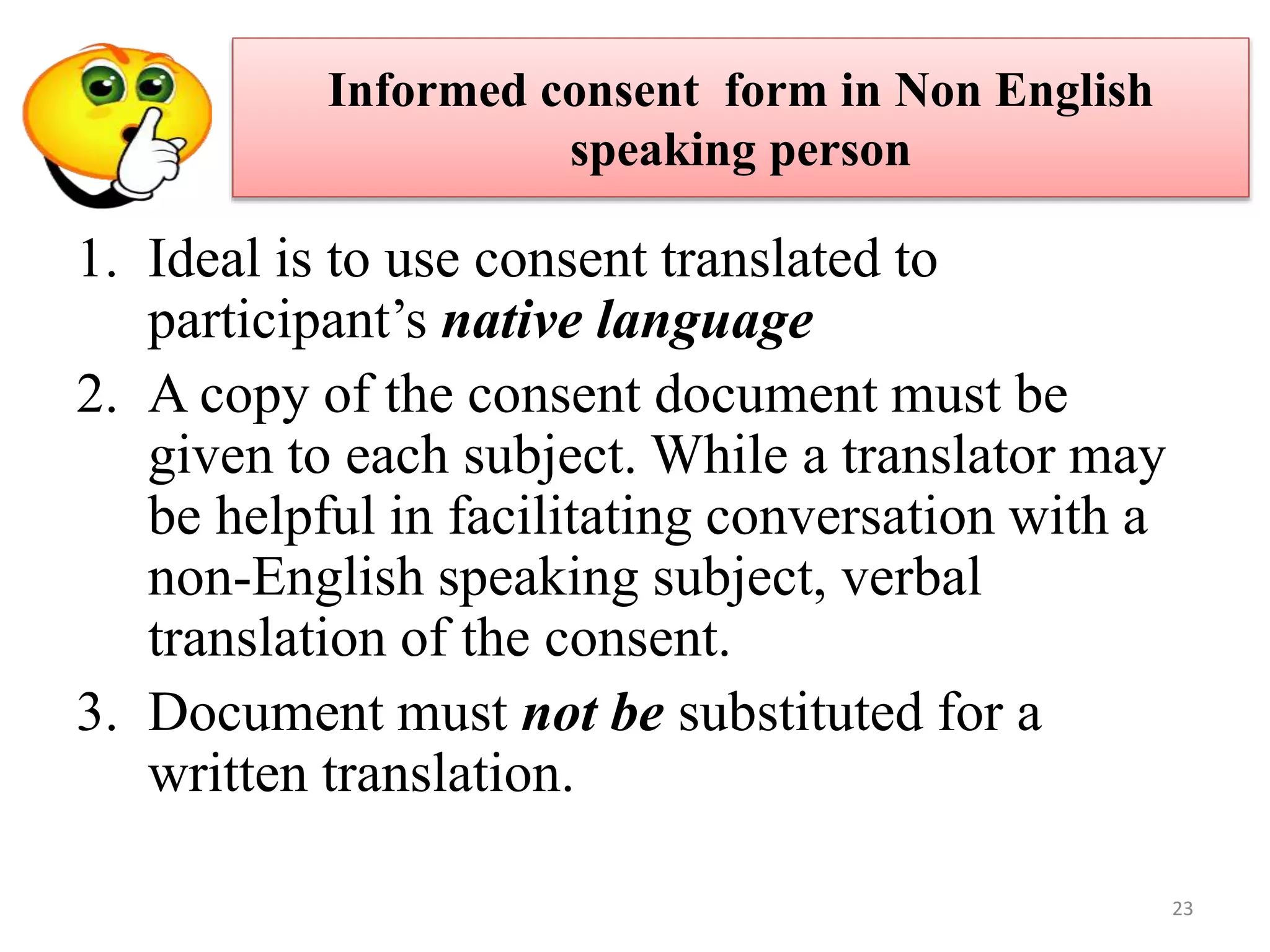Informed consent form | PPTX