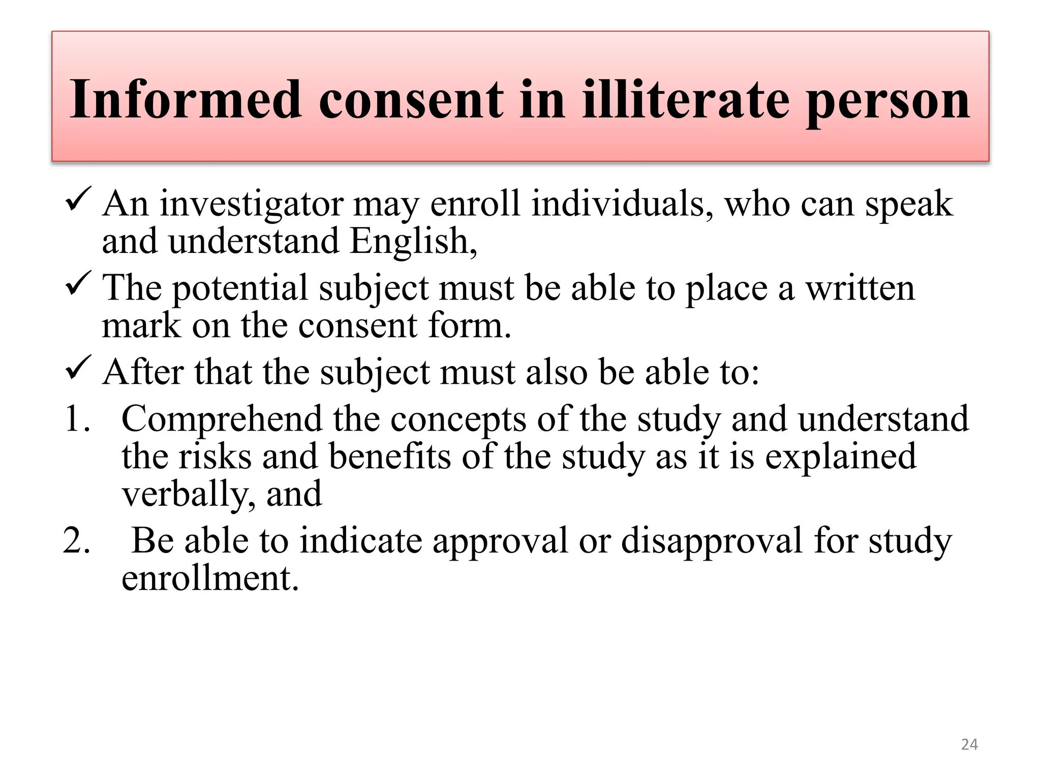 Informed consent form | PPTX