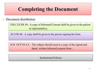 Informed consent form | PPTX