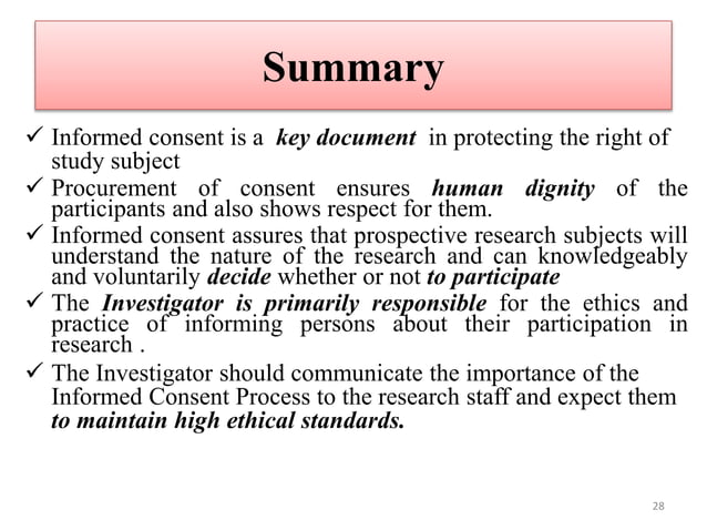 Informed consent form | PPTX