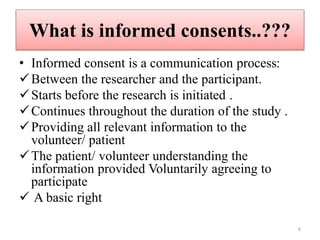 Informed Consent In Research
