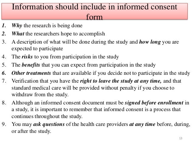 Informed Consent Form Informed Consent Form