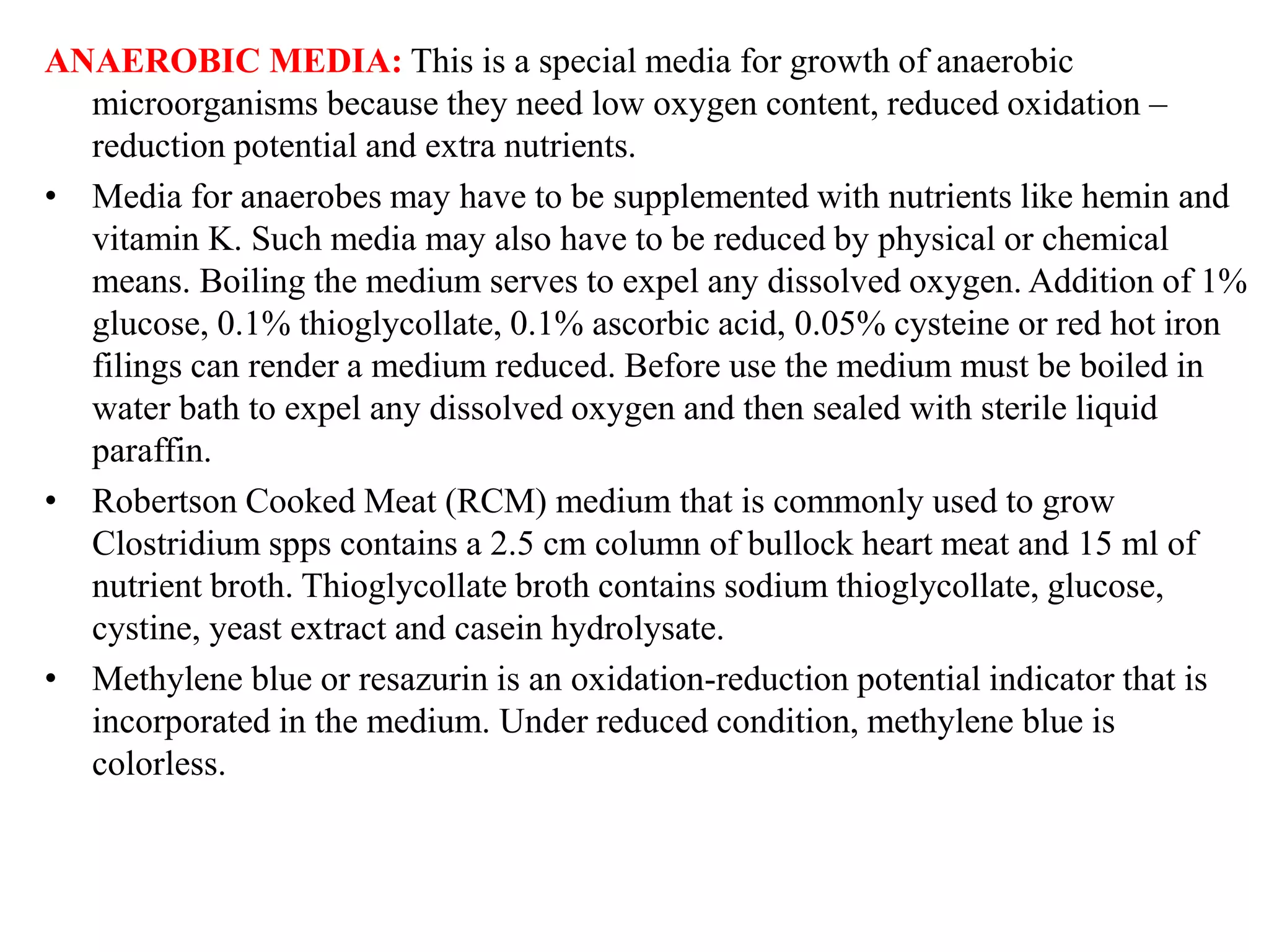 Culture media used in Microbiology | PPT