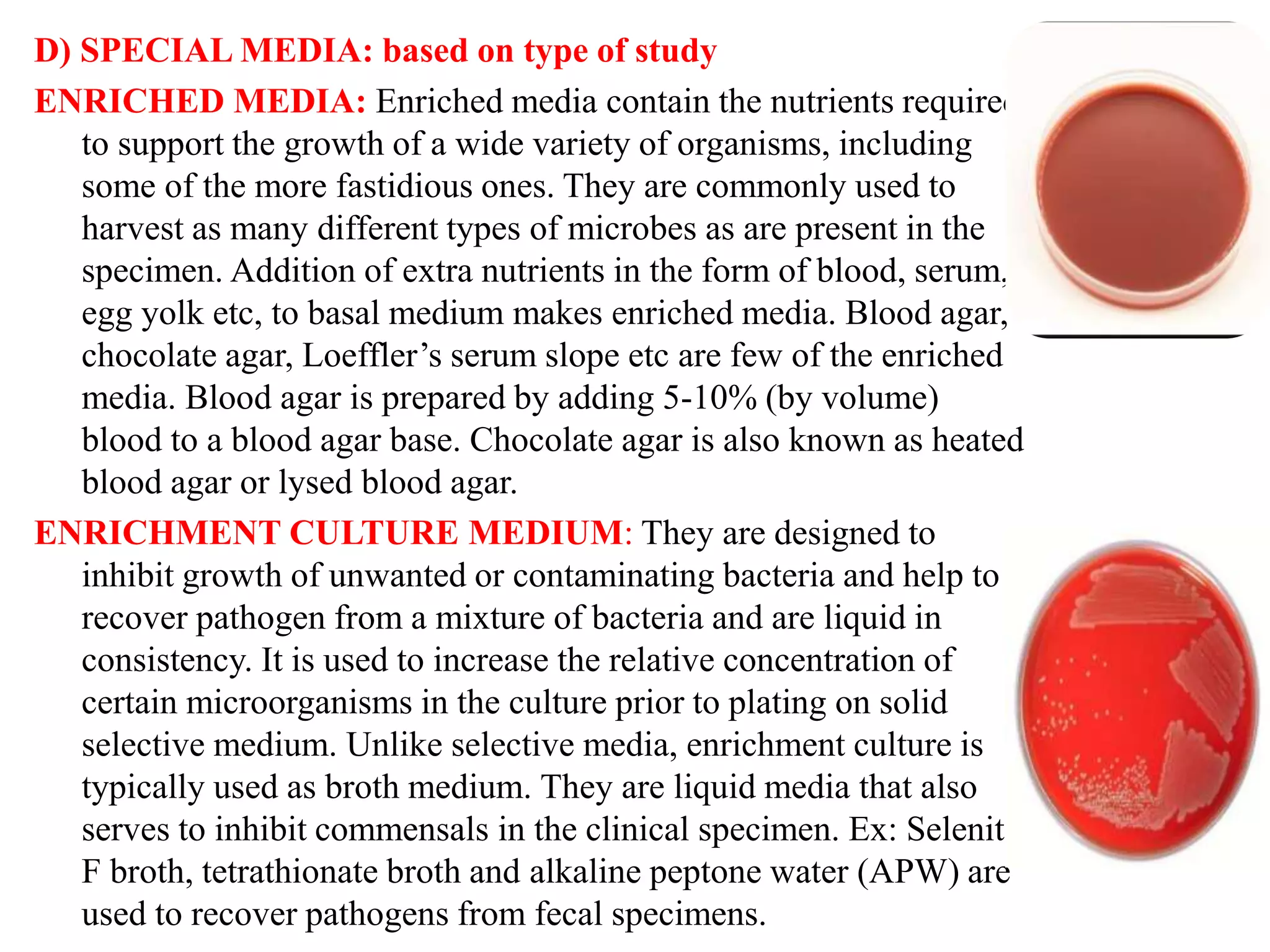 Culture media used in Microbiology | PPT