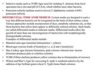 Culture media used in Microbiology | PPT