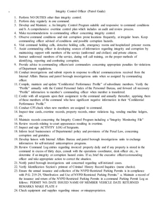 ICO Duties | DOCX