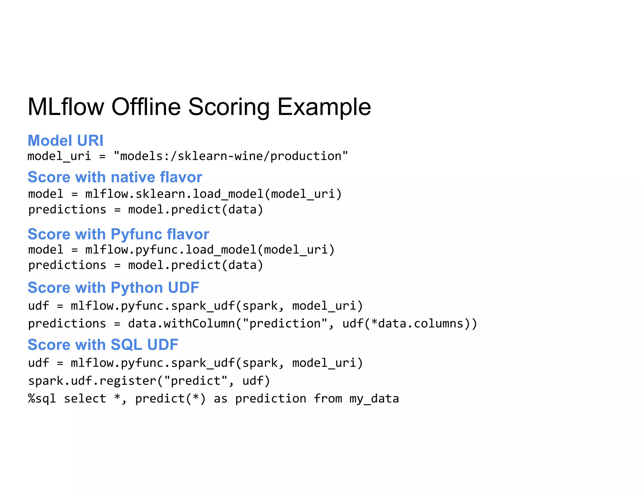 MLflow Model Serving | PDF
