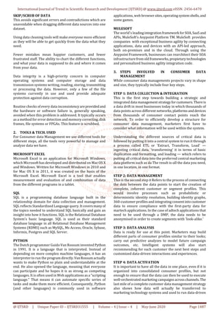 Consumer Data Management | PDF | Databases | Computer Software and Applications