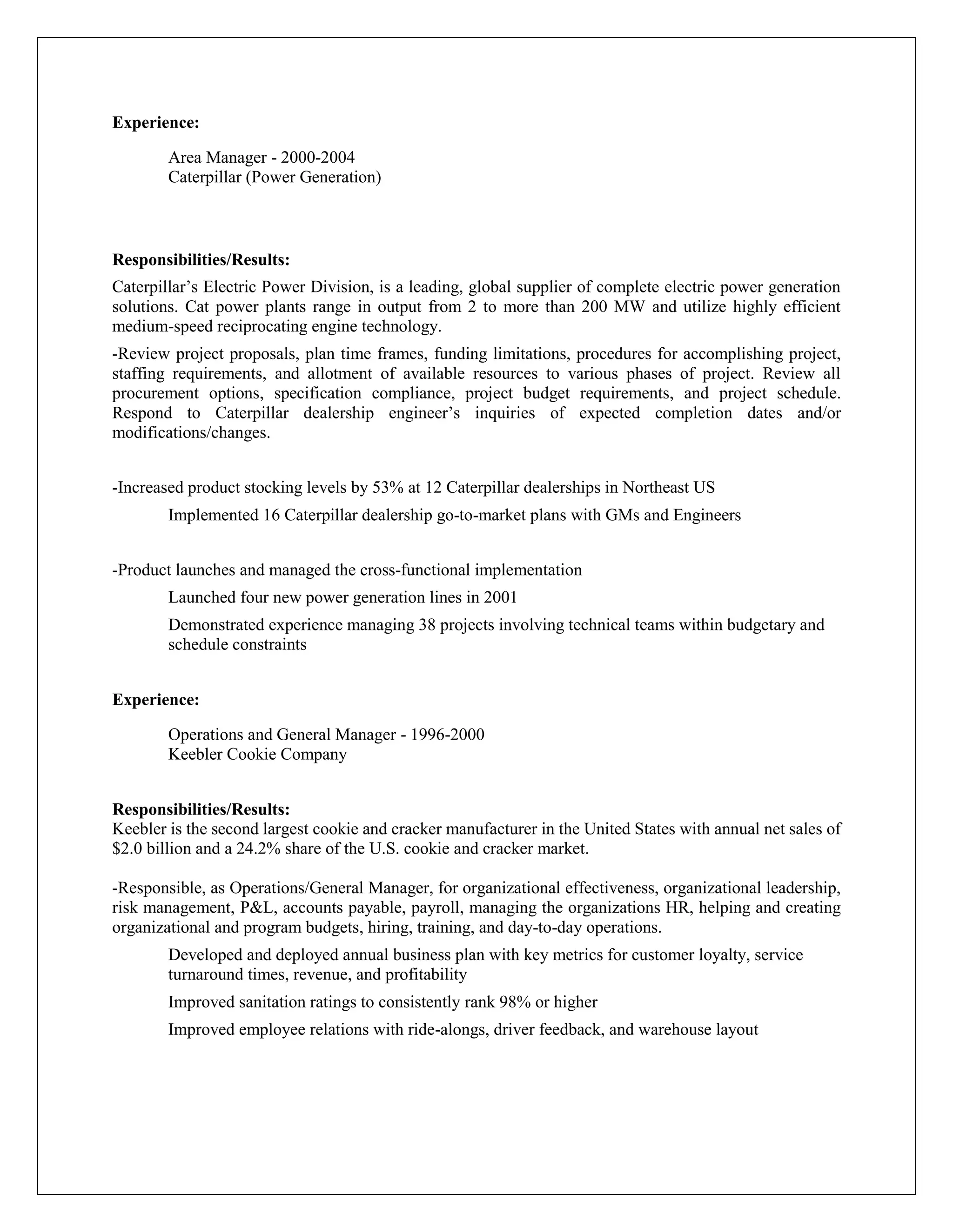 Resume - Frick | PDF