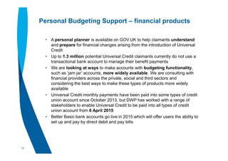 Universal Credit Presentation | PDF
