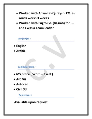 aqeel cv | PDF