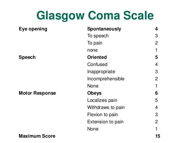Concussion Grades Chart