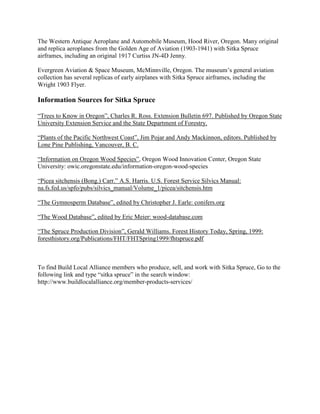 Sitka Spruce | PDF
