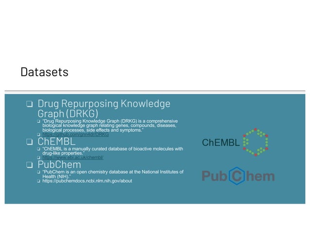 Drug Repurposing using Deep Learning on Knowledge Graphs | PPT