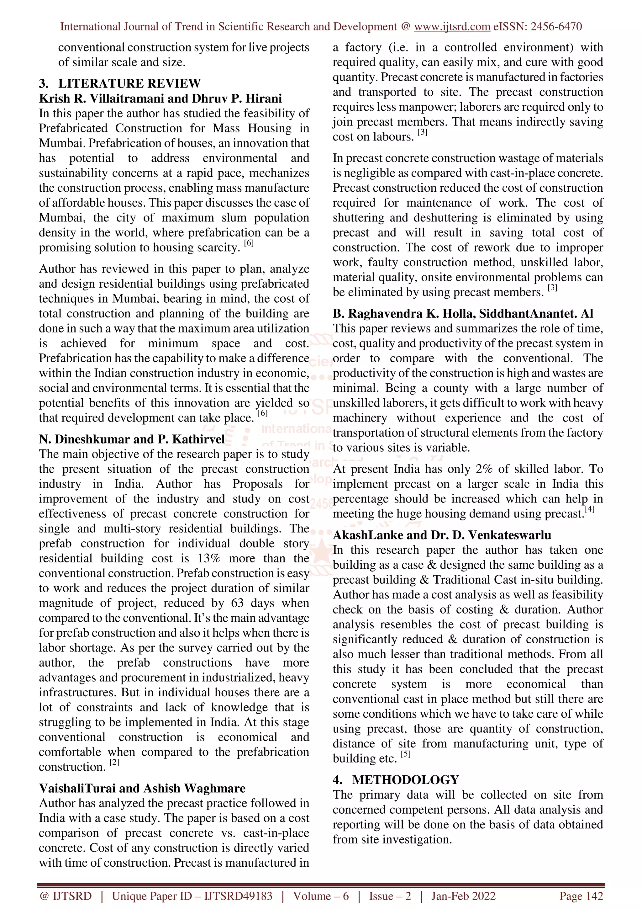 Analytical Comparison between Conventional Construction Technique and ...
