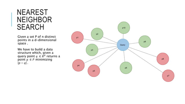 Approximate Nearest Neighbour in Higher Dimensions | PPTX